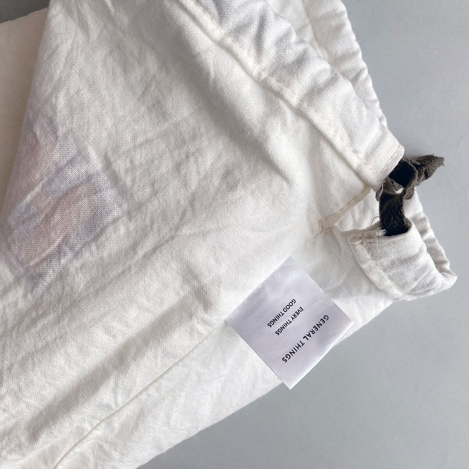 きんちゃく 中 "FKS" 福島 刺繍 | GENERAL THINGS