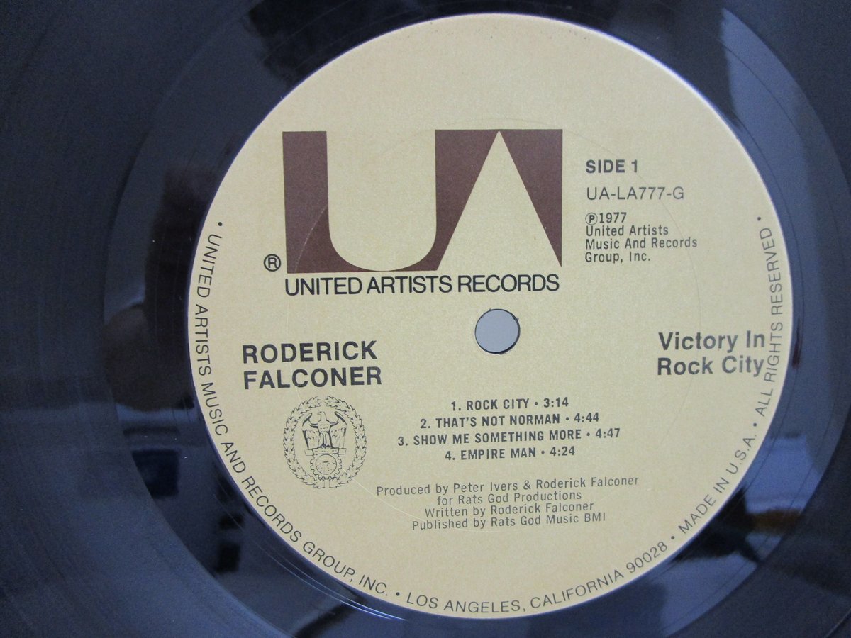 RODERICK FALCONER / Victory in Rock City | TOHT...