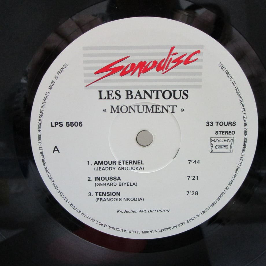 LES BANTOUS / Monument | TOHTO records & books ...
