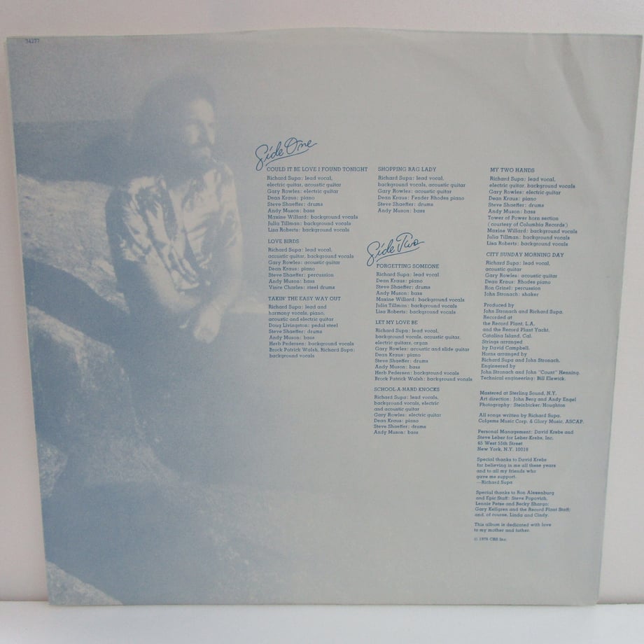 RICHARD SUPA / Life Lines | TOHTO records & bo...