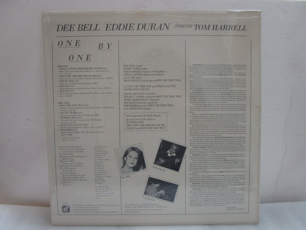 DEE BELL, EDDIE DURAN feat. TOM HARRELL / One b...