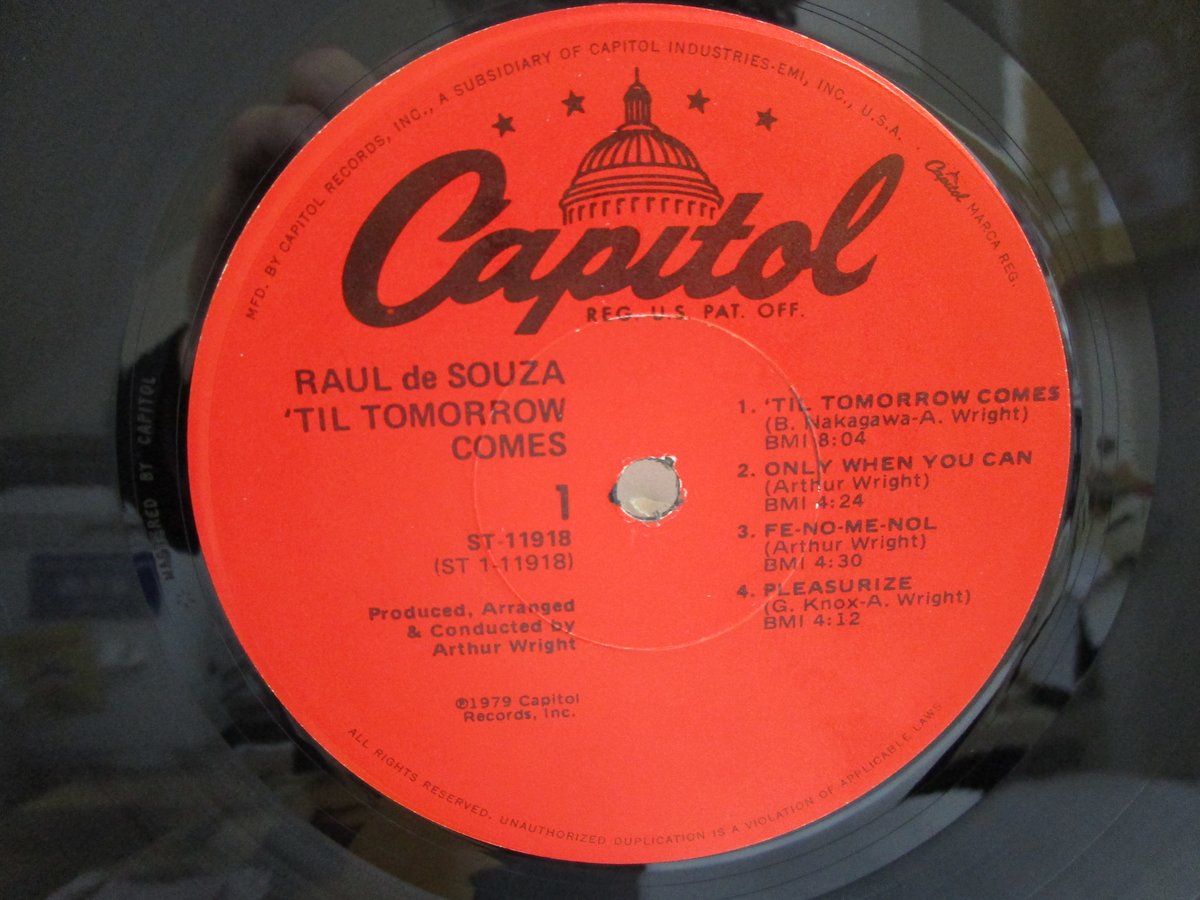 RAUL DE SOUZA / Till Tomorrow Comes | TOHTO rec...