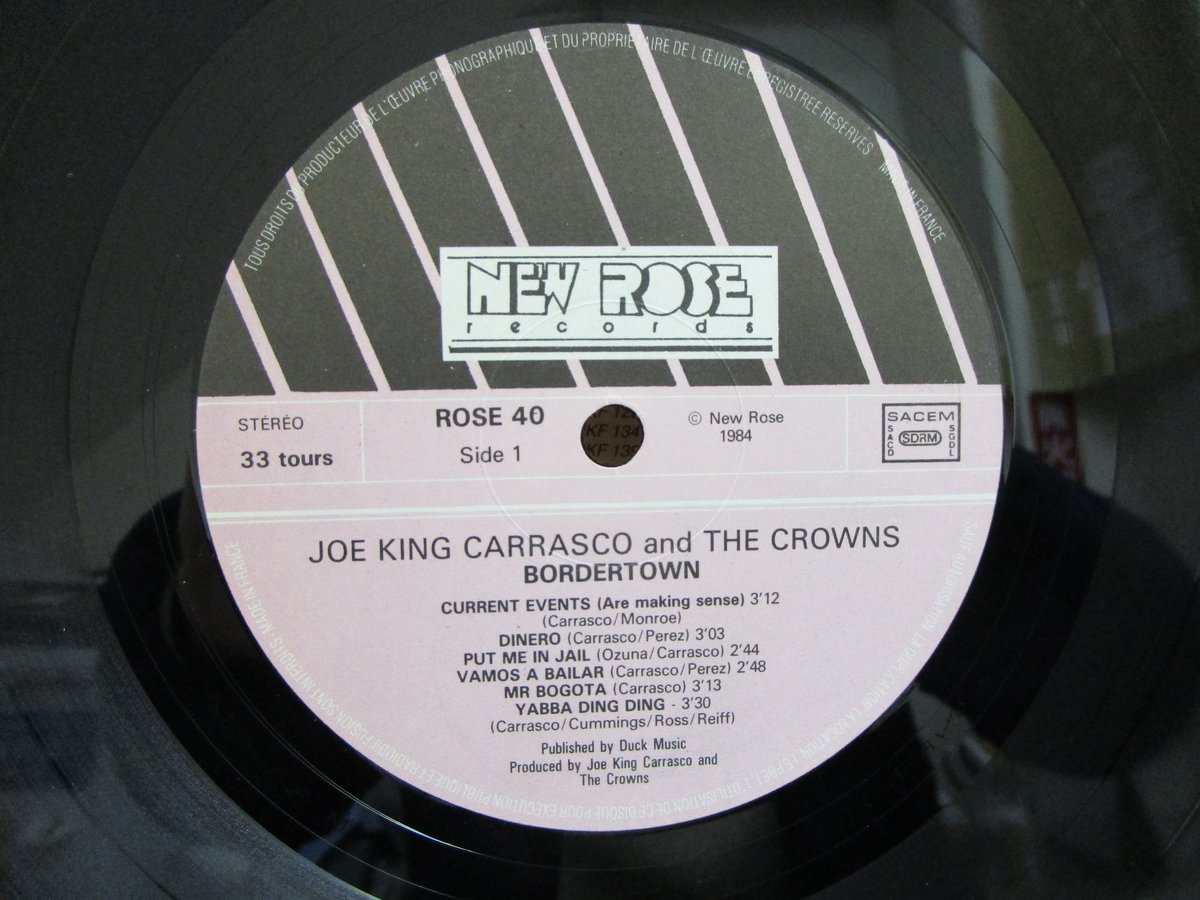 JOE KING CARRASCO / Border Town | TOHTO records...