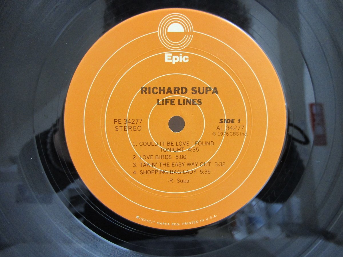 RICHARD SUPA / Life Lines | TOHTO records & bo...