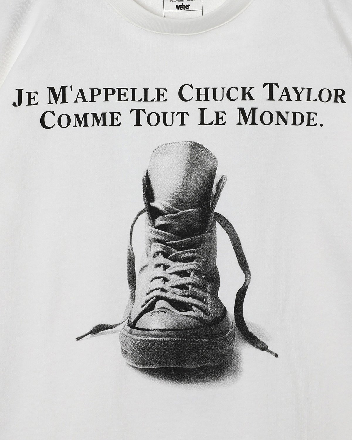 [CONVERSE CHUCK TAYLOR CLOTHING × weber] Printe...