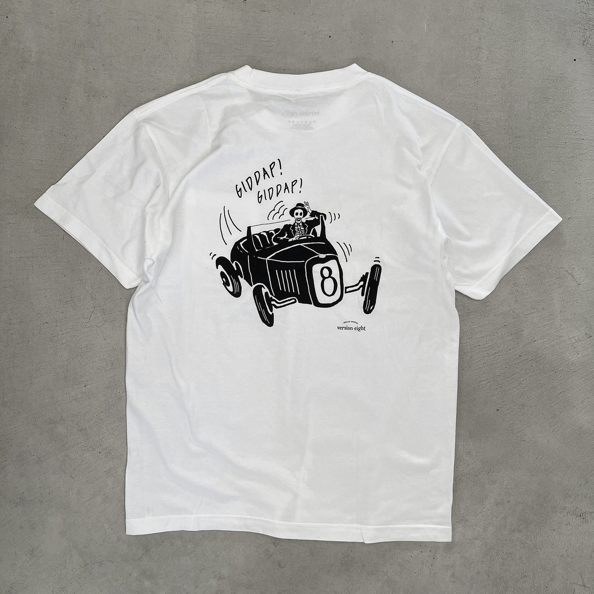 GIDDAP ポケットTシャツ / ホワイト | versioneight