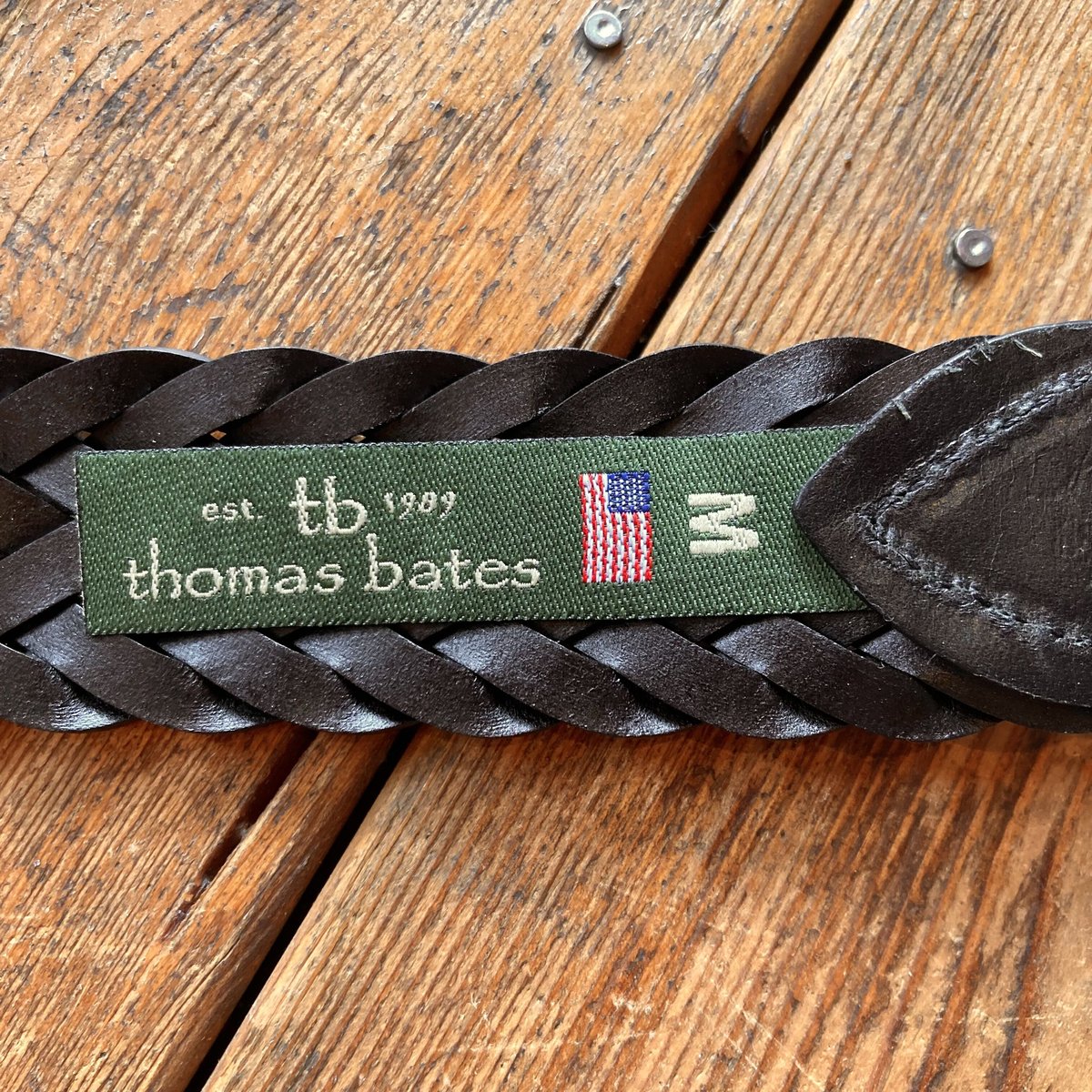 THOMAS BATES LEATHER MESH BELT | FARMHOUSE ONLI...