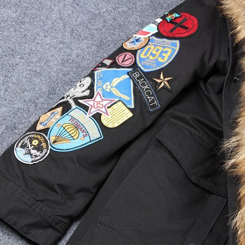 ワッペンモッズコートracoon black | prologueikebukuro's STORE ワッペンモッズコートracoon black | prologueikebukuro's STORE