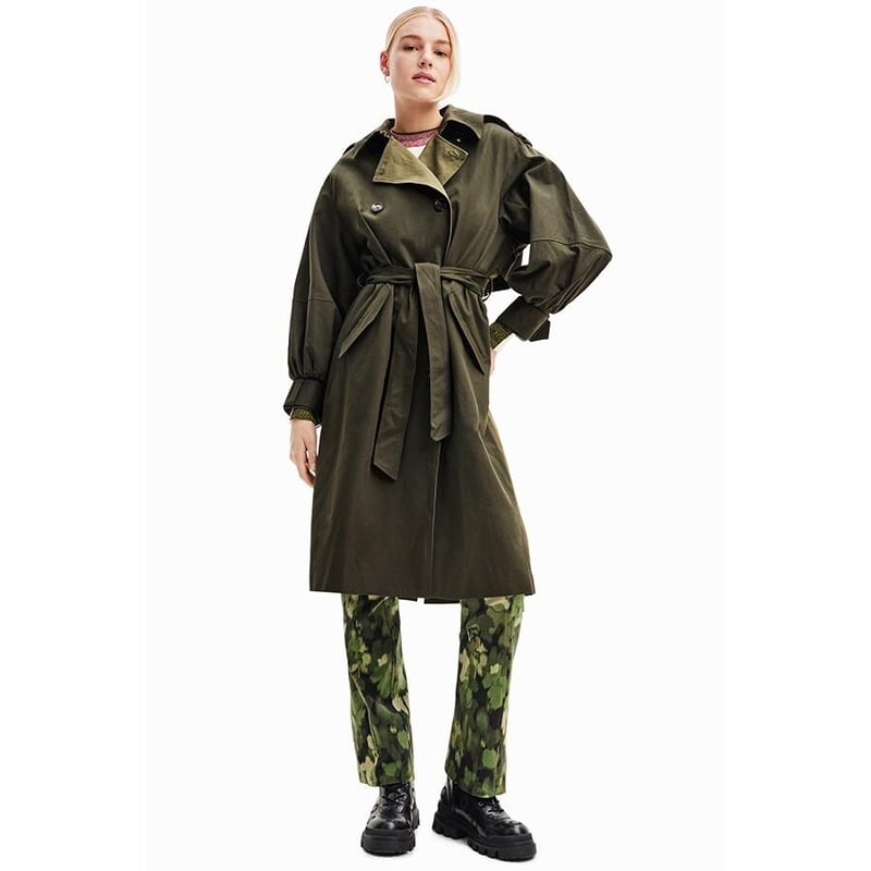 Desigual ベルト オーバーサイズトレンチコート 23WWEW94 Desigual ベルト オーバーサイズトレンチコート 23WWEW94