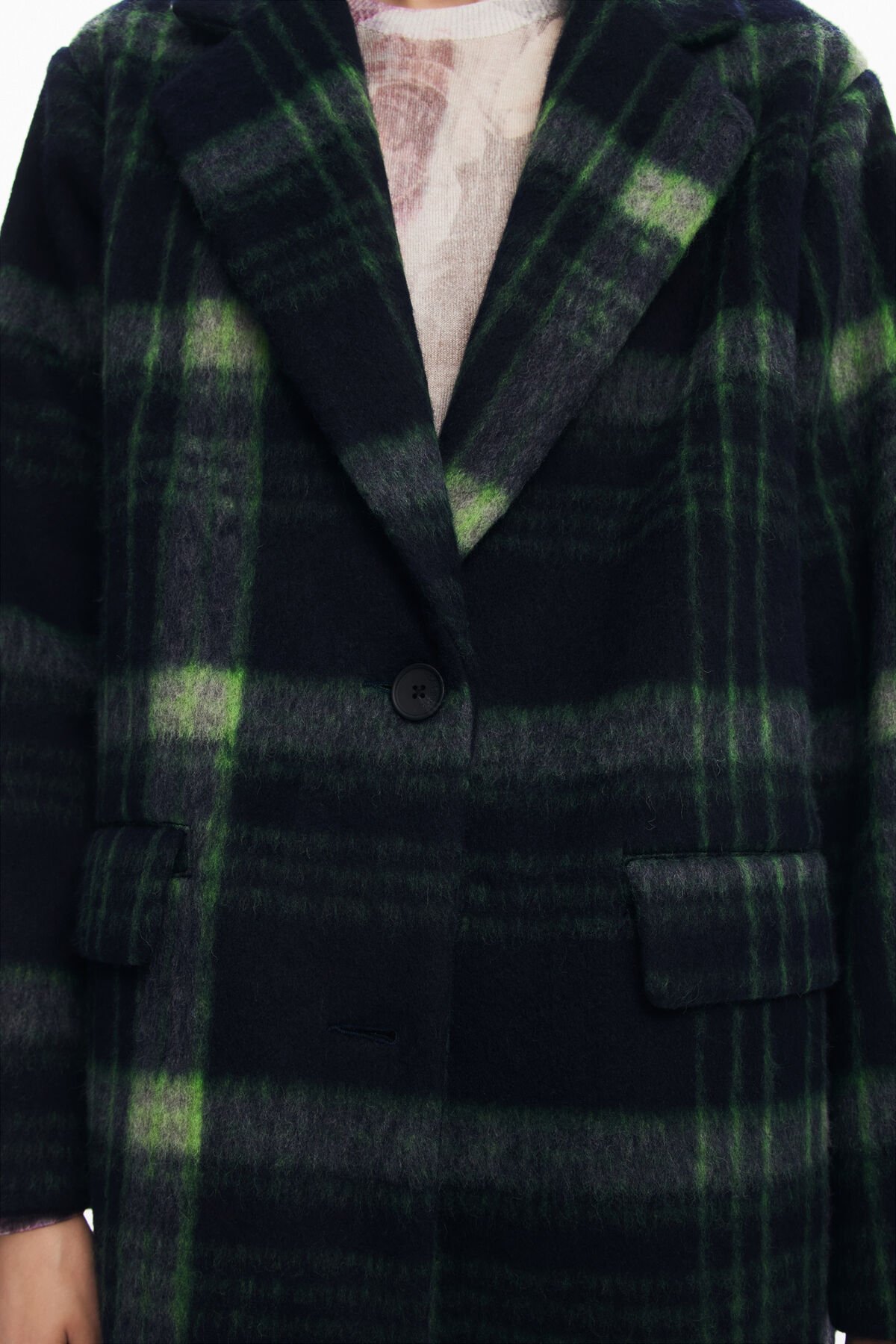 Desigual チェックコート24WWEW79 | prologueikebukuro's