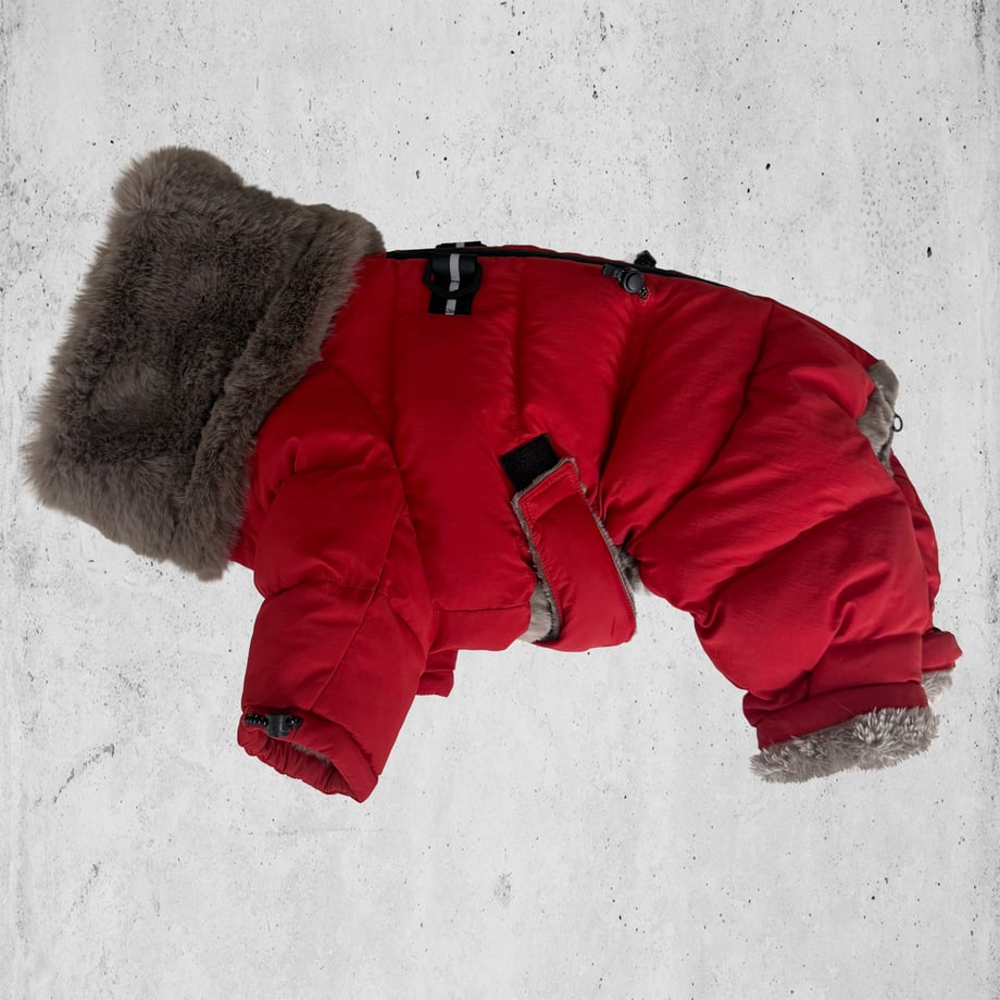 SNZ ECO FUR SNOW SUIT:TELACOTTA
