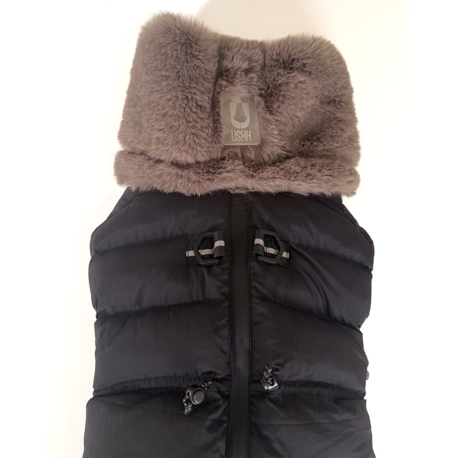 SNZ ECO FUR SNOW SUIT:BLACK