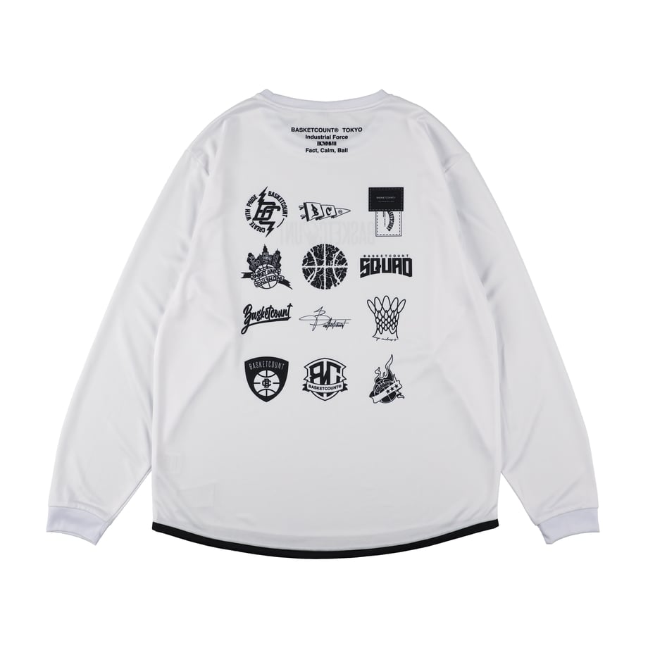 "LOGOMANIA" LONG T-SHIRT / WHITE | BASKETCOUNT...