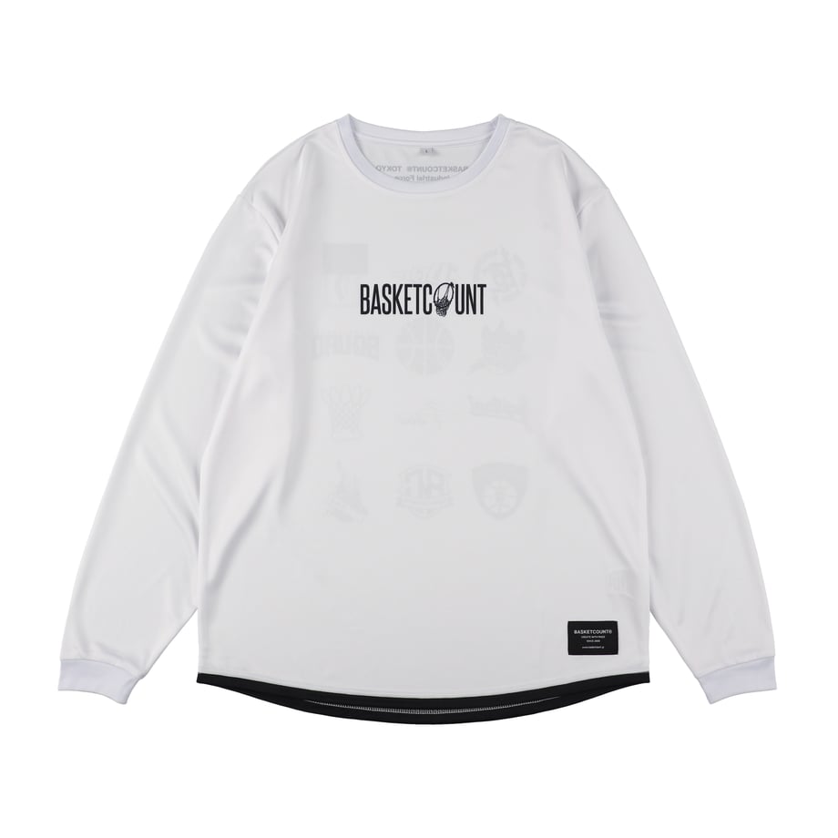 "LOGOMANIA" LONG T-SHIRT / WHITE | BASKETCOUNT...