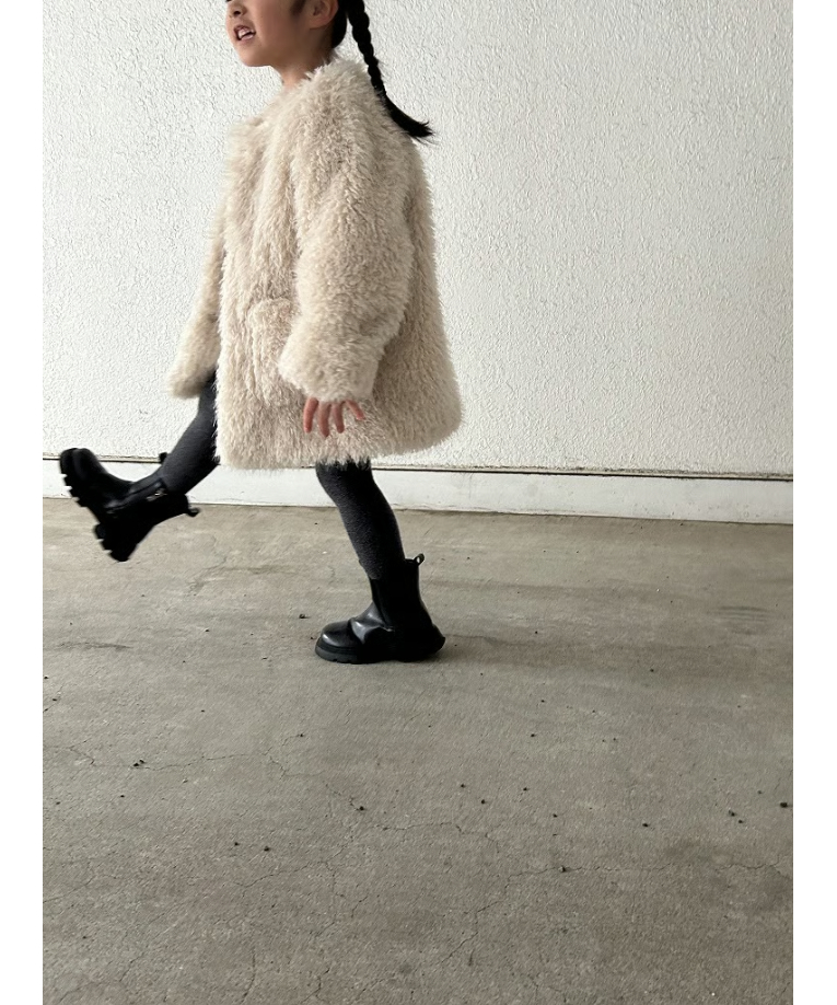 【25TH-28B】KIDS Fur Coat | THINK FUR