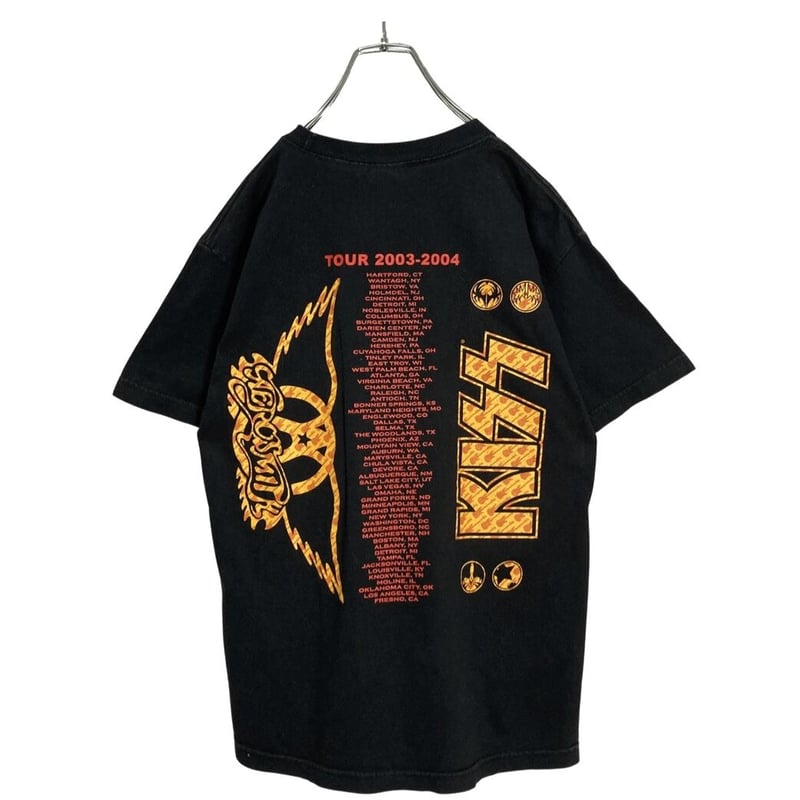 2003-2004s KISS × AERO SMITH TOUR T-SHIRT | 無無 2003-2004s KISS × AERO SMITH TOUR T-SHIRT | 無無