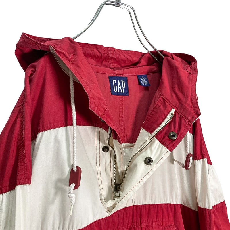 90s OLD GAP cotton border anorak | 無無 90s OLD GAP cotton border anorak | 無無