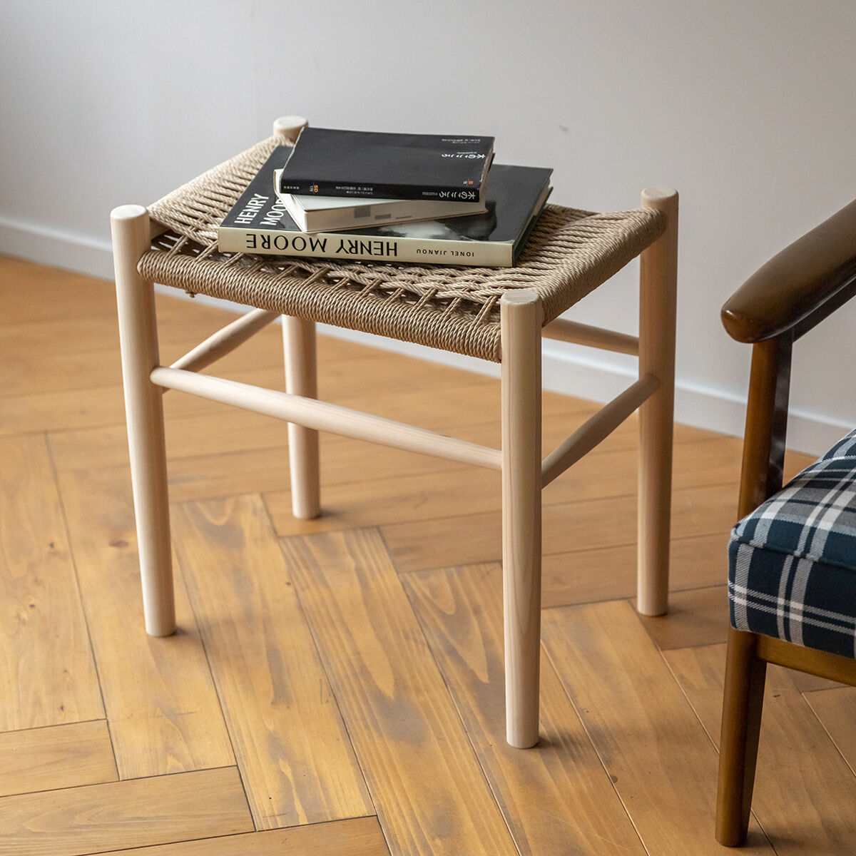 Paper cord Stool KIT - Natural | Do kit yourself