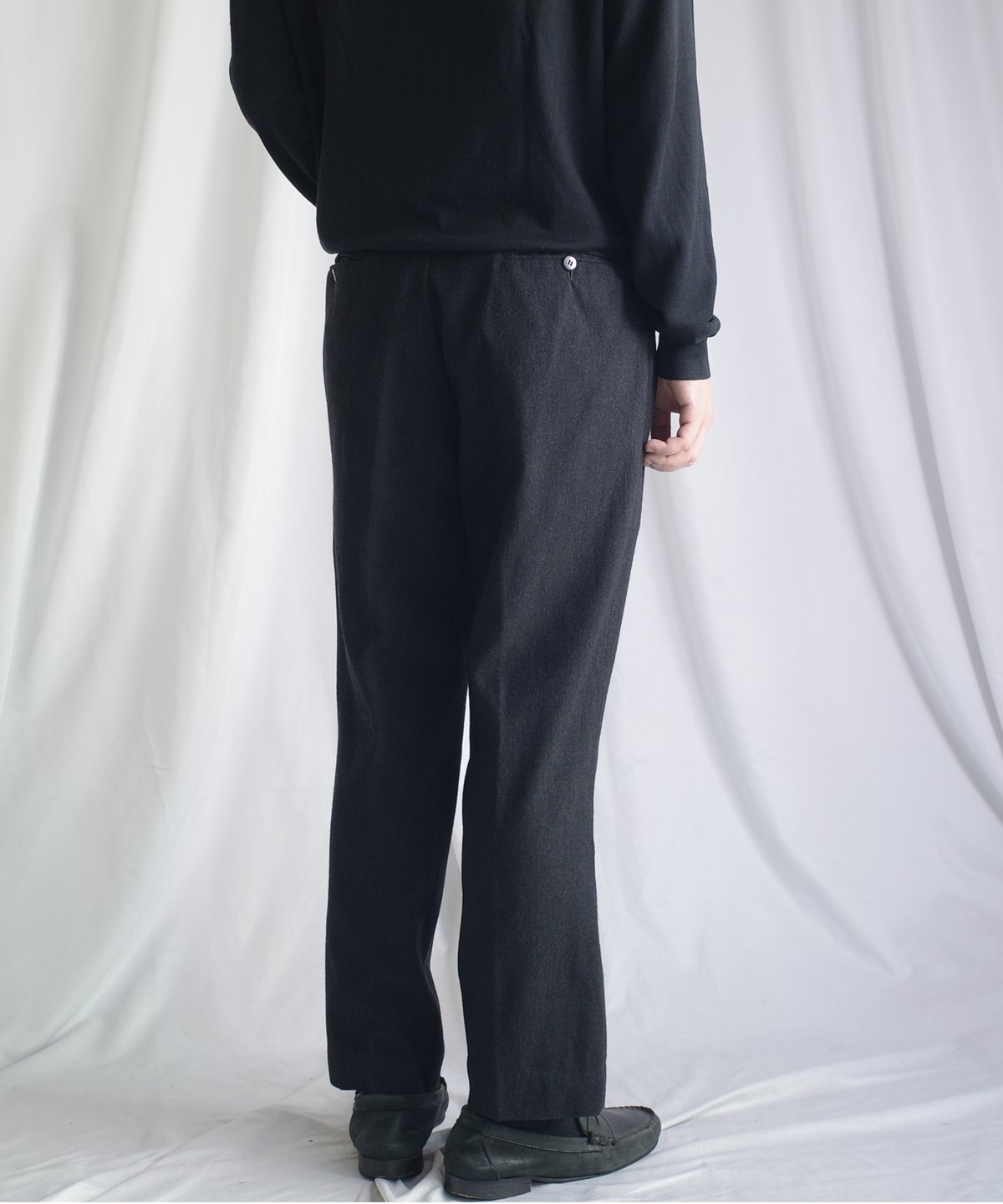 Vintage Euro Wool Pleats Slacks #21 | DAMAGEDON...