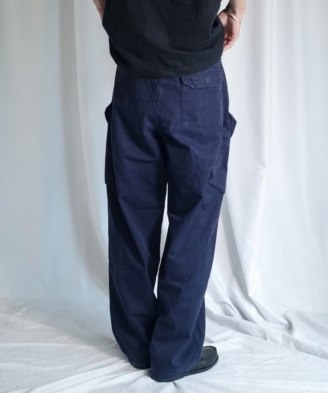 Royal Navy PCS Trousers 実寸 W31 / L30 -2 | DAMAG...