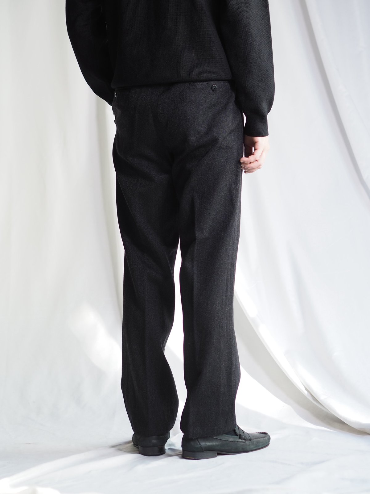 Made in Italy - Euro Wool Pleats Slacks #10 | D...