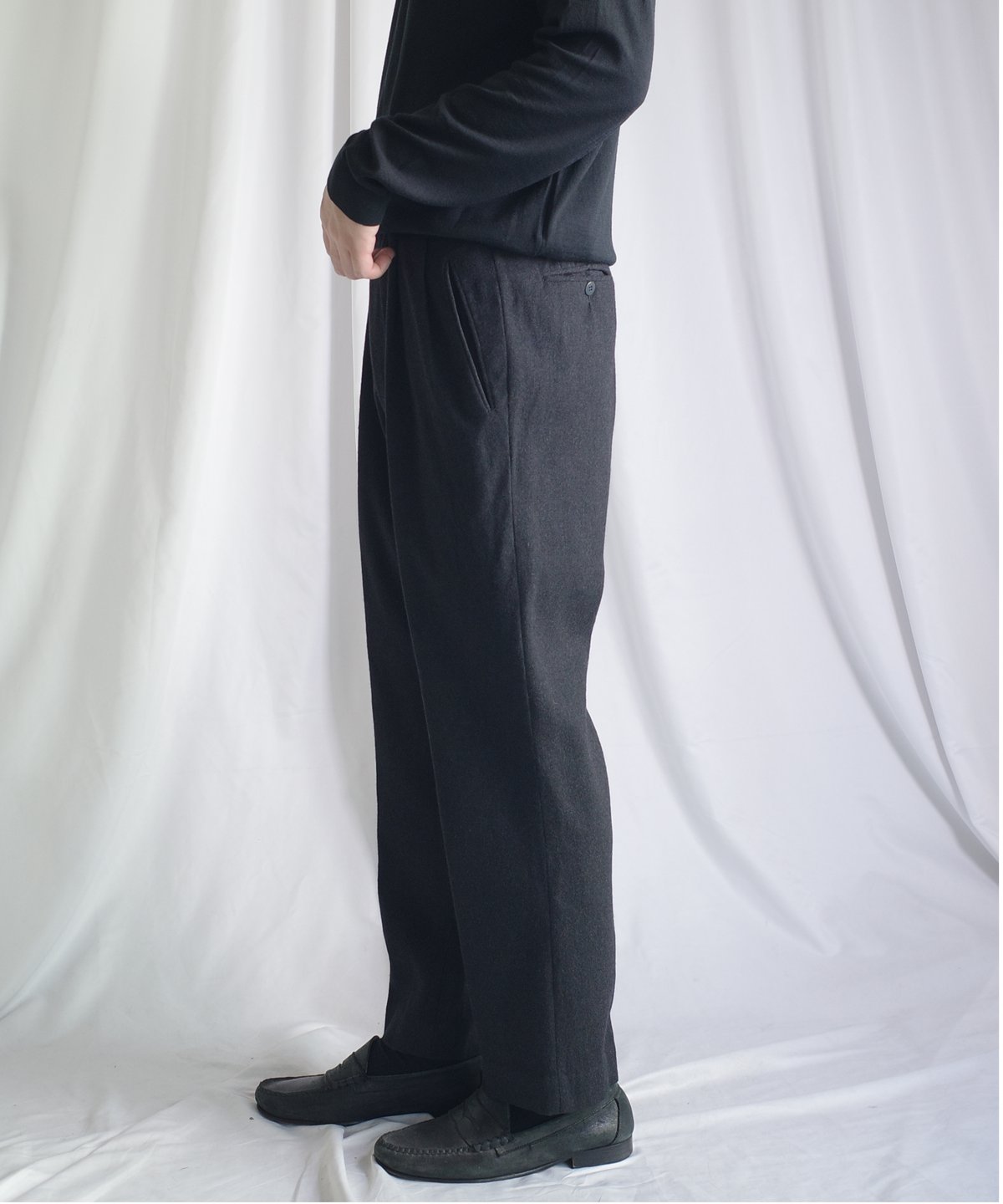 Vintage Euro Wool Pleats Slacks #21 | DAMAGEDON...