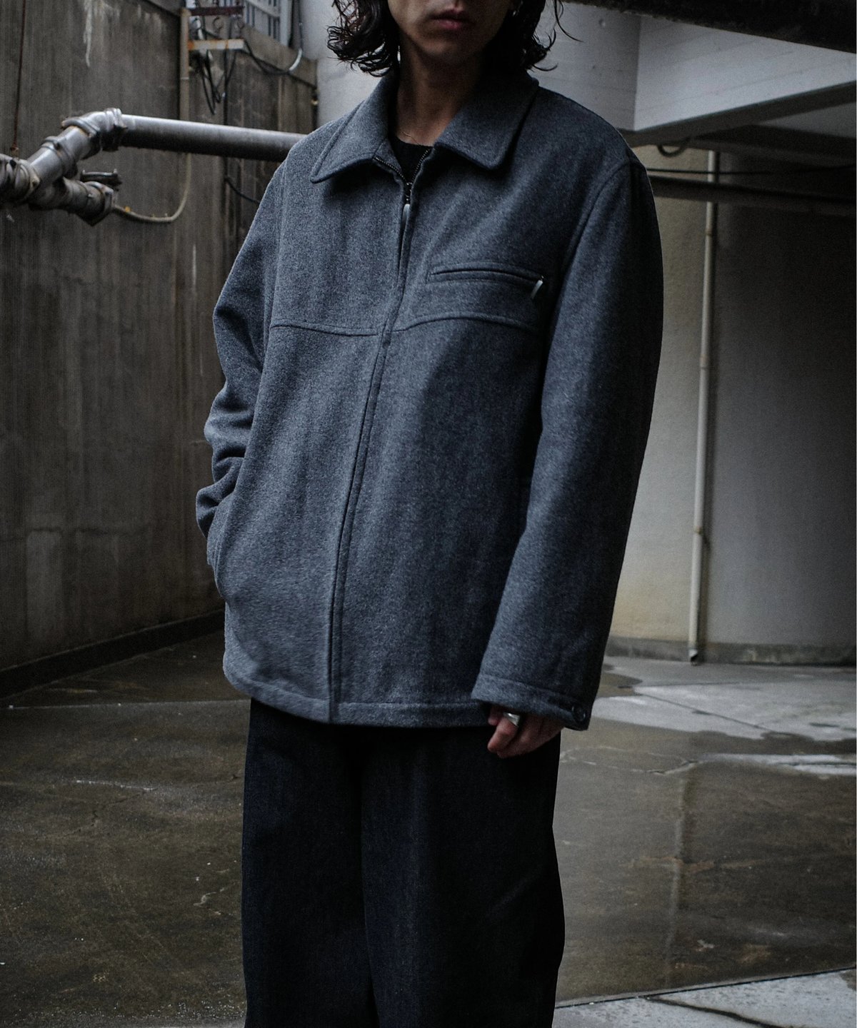 Euro Wool Short Blouson -2 | DAMAGEDONE 2nd