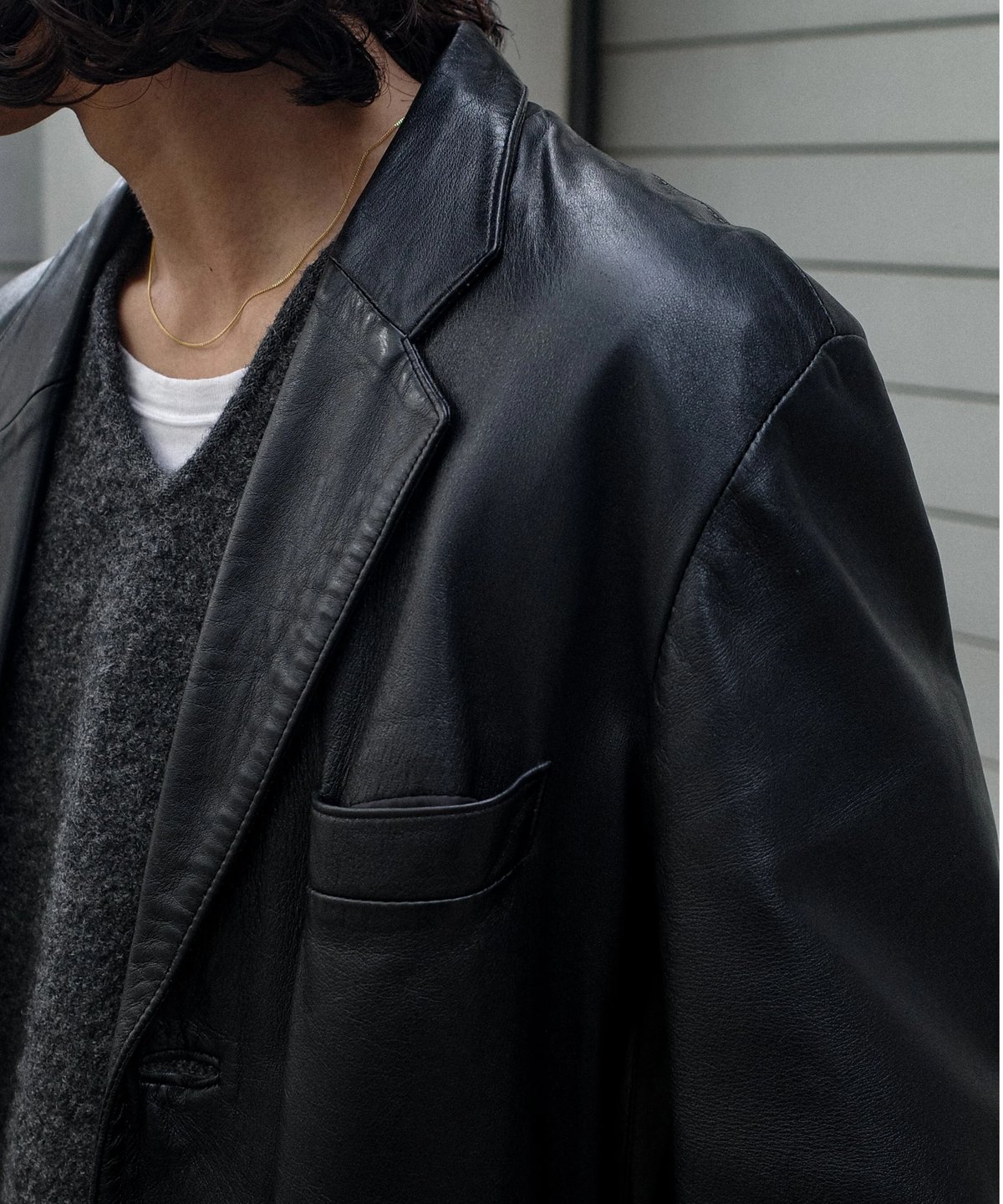 Euro Leather Tailored Jacket -1 | DAMAGEDONE 2nd