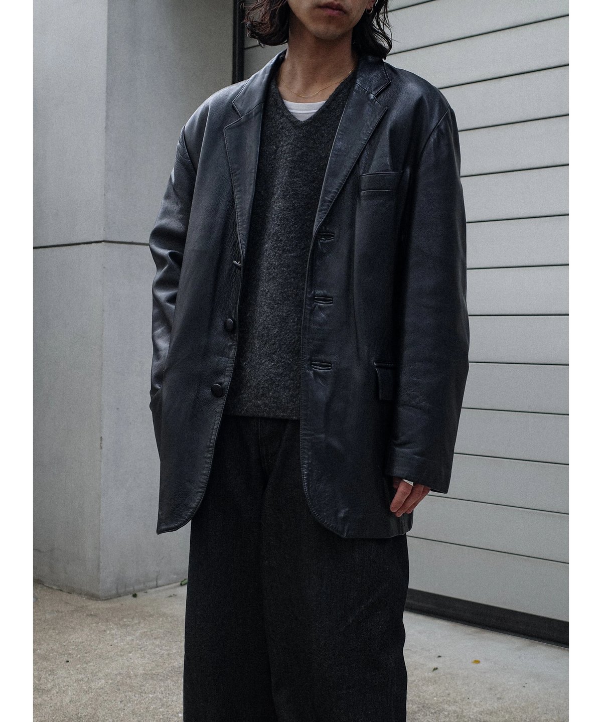 Euro Leather Tailored Jacket -1 | DAMAGEDONE 2nd