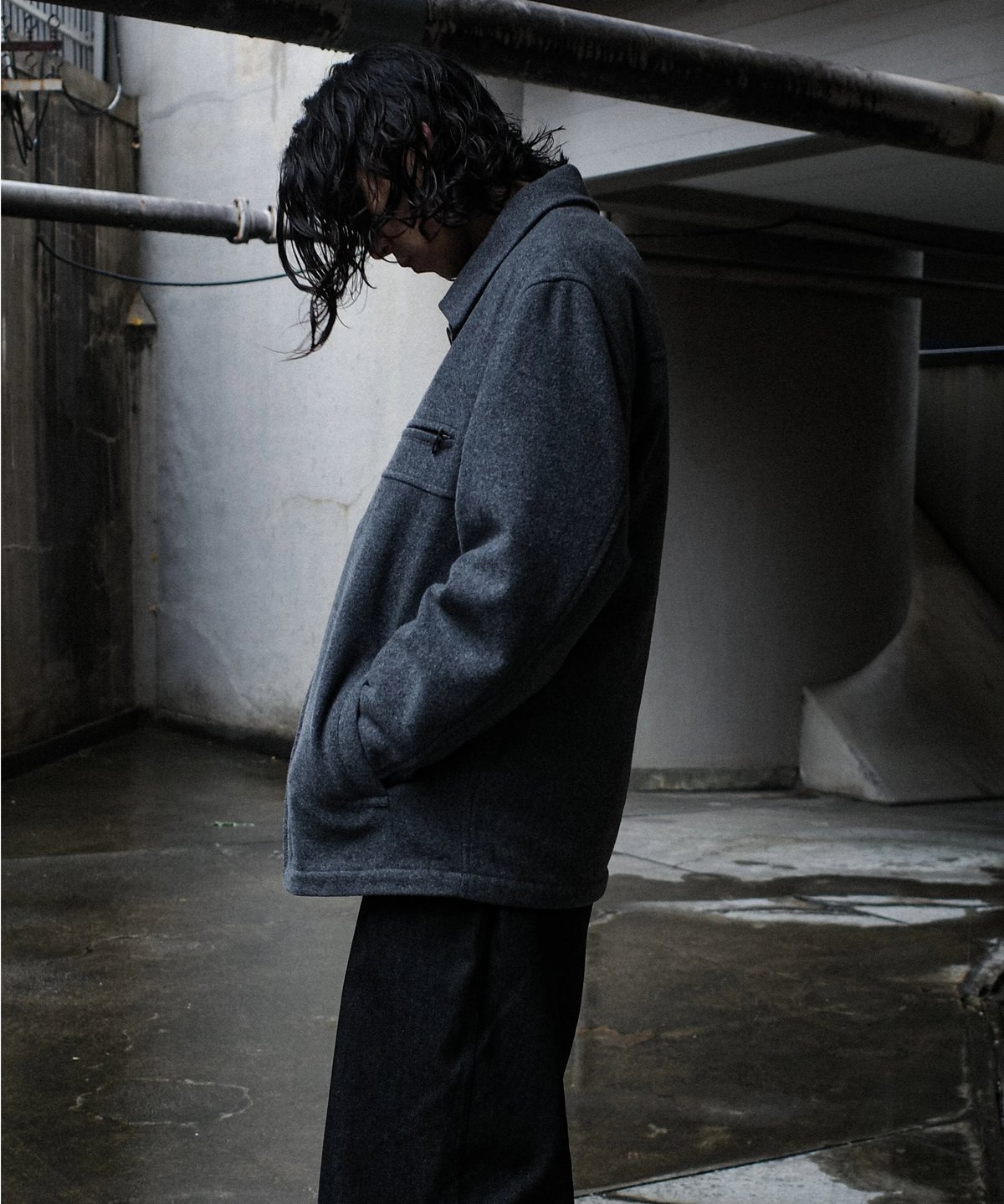 Euro Wool Short Blouson -2 | DAMAGEDONE 2nd