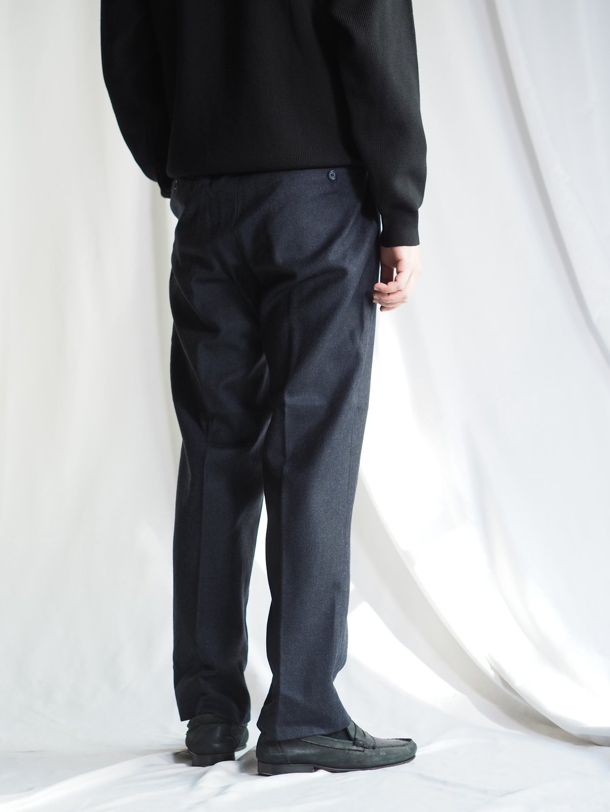 Made in Italy - Euro Wool Pleats Slacks #9 | DA...