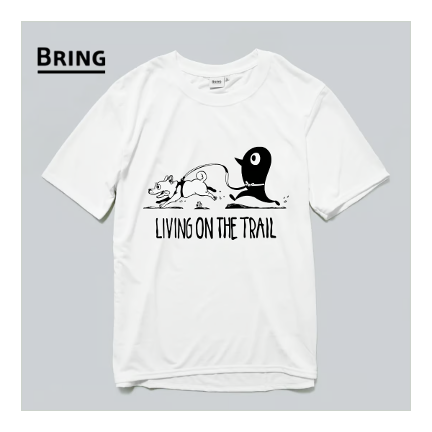 KIDS【IZU TRAIL Journey】DOG Tee ホワイト | ITJ SHOP