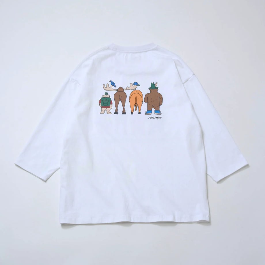 【PARKS PROJECT】”FRIENDS”3/4Tee WHITE | ITJ SHOP
