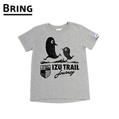 KIDS【IZU TRAIL Journey】CHARACTER Tee グレー | ITJ ...