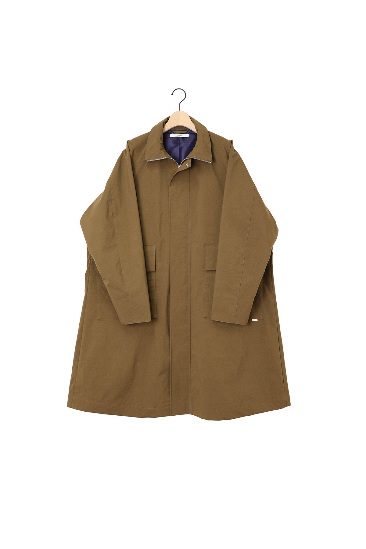 NYLON OX covered coat / amn-CT-012 / Coyote | ä NYLON OX covered coat / amn-CT-012 / Coyote | ä