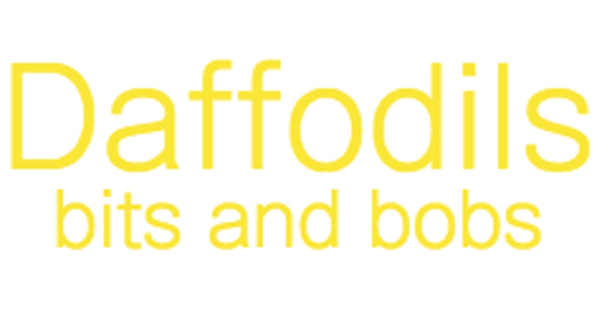 Daffodils bits and bobs