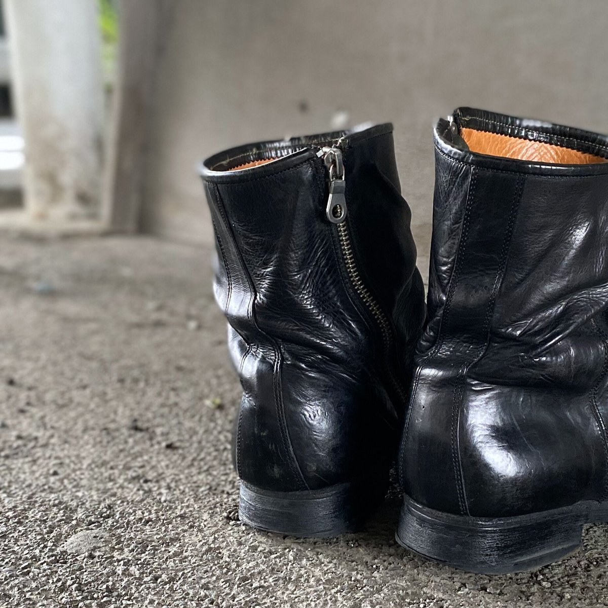 Drape Leather Boots/MIHARAYASUHIRO | T/O Drape Leather Boots/MIHARAYASUHIRO | T/O