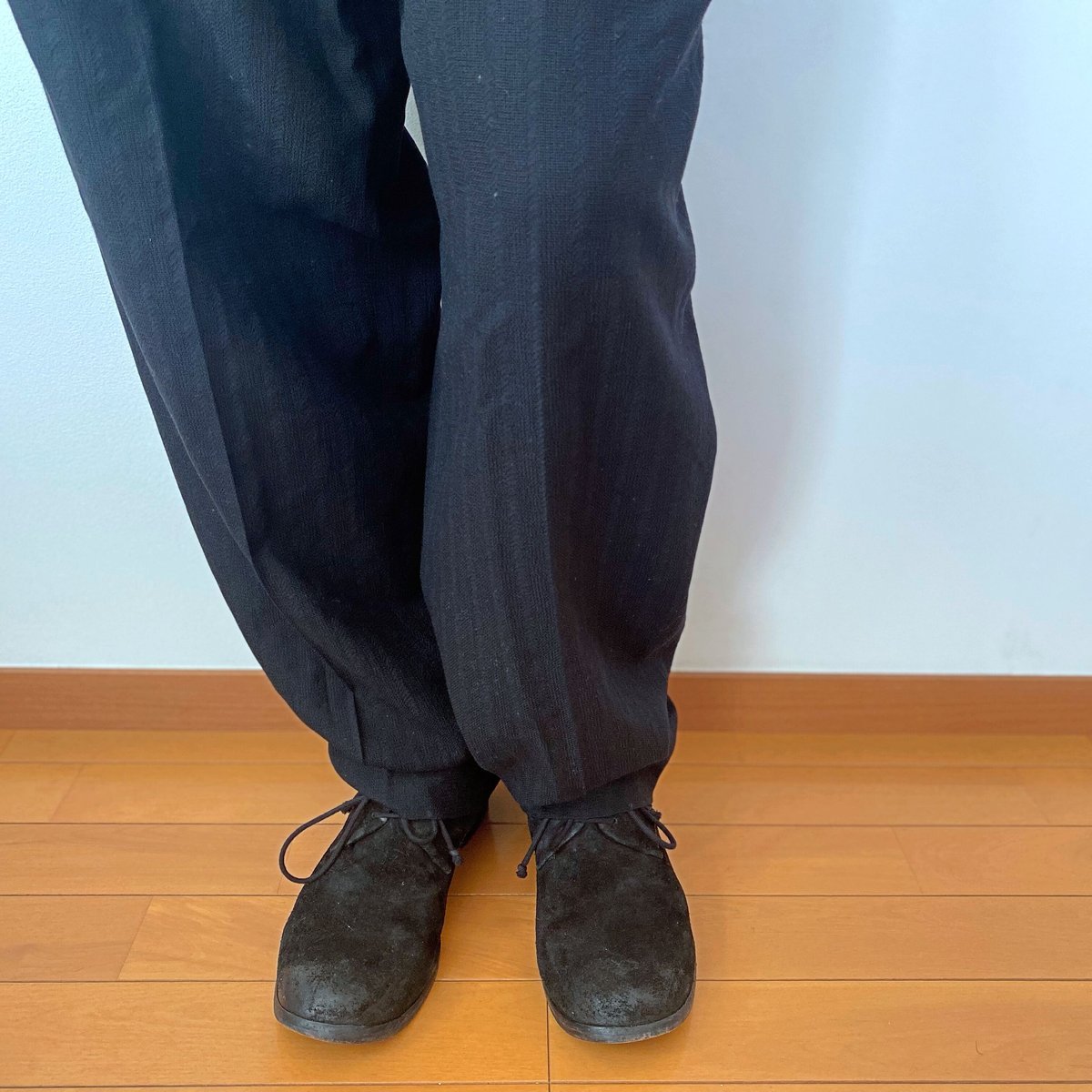 2 Tuck Wide Slacks/COMME des GARÇONS HOMME【AD19 2 Tuck Wide Slacks/COMME des GARÇONS HOMME【AD19