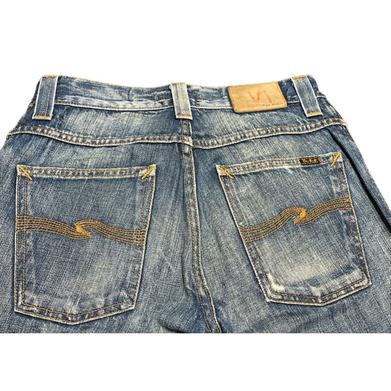 MADE IN ITALY製 Nudie Jeans デニムパンツ ライトインディゴ MADE IN ITALY製 Nudie Jeans デニムパンツ ライトインディゴ