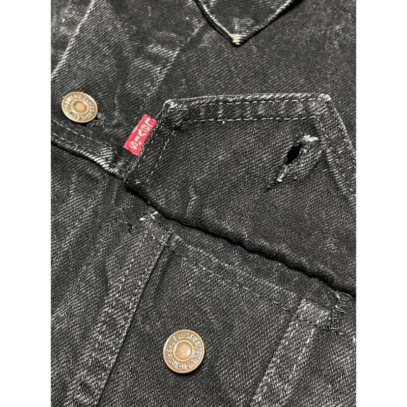 MADE IN CANADA製 LEVI'S ブラックデニムジャケット 75529-0260 MADE IN CANADA製 LEVI'S ブラックデニムジャケット 75529-0260