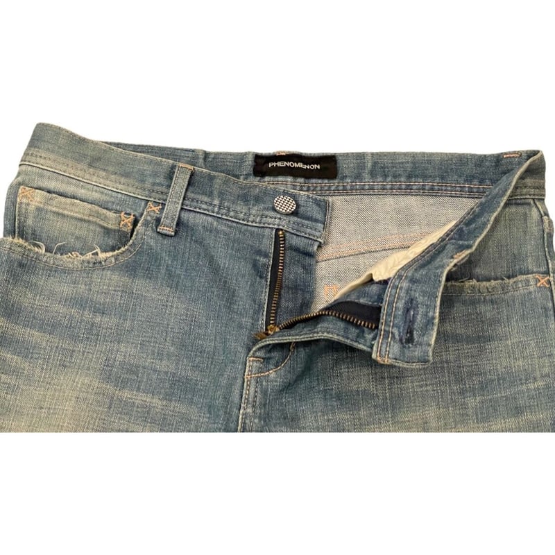 MADE IN JAPAN製 PHENOMENON 2015年SSモデル ストレッチダメージ MADE IN JAPAN製 PHENOMENON 2015年SSモデル ストレッチダメージ