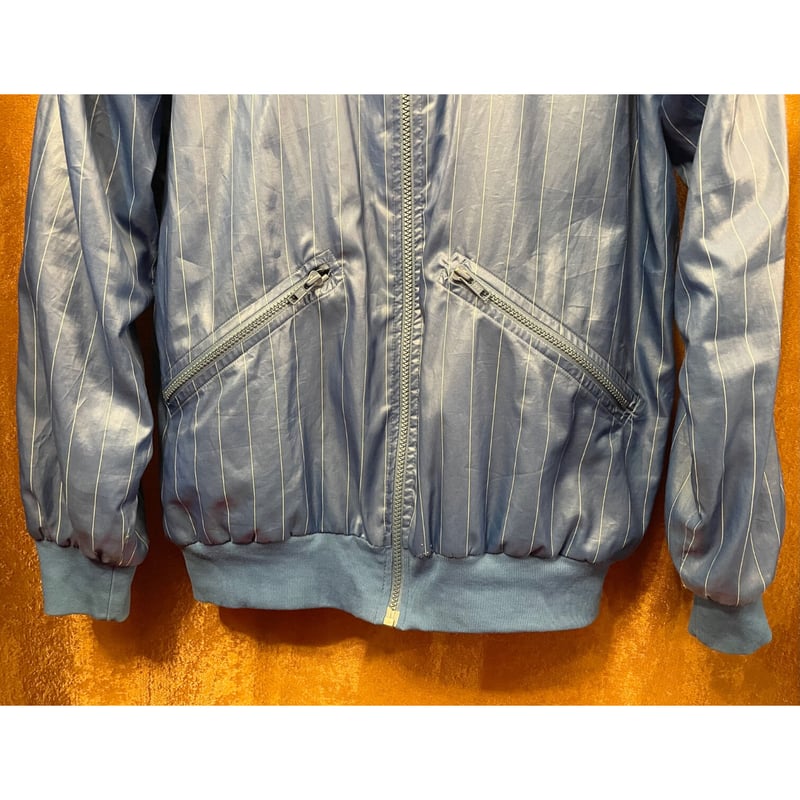 MADE IN FRANCE製 LACOSTE ストライプ柄ナイロンジャケット MADE IN FRANCE製 LACOSTE ストライプ柄ナイロンジャケット