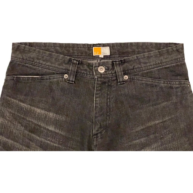 MADE IN JAPAN製 EZ BY ZEGNA ブラックデニムパンツ ブラック M MADE IN JAPAN製 EZ BY ZEGNA ブラックデニムパンツ ブラック M