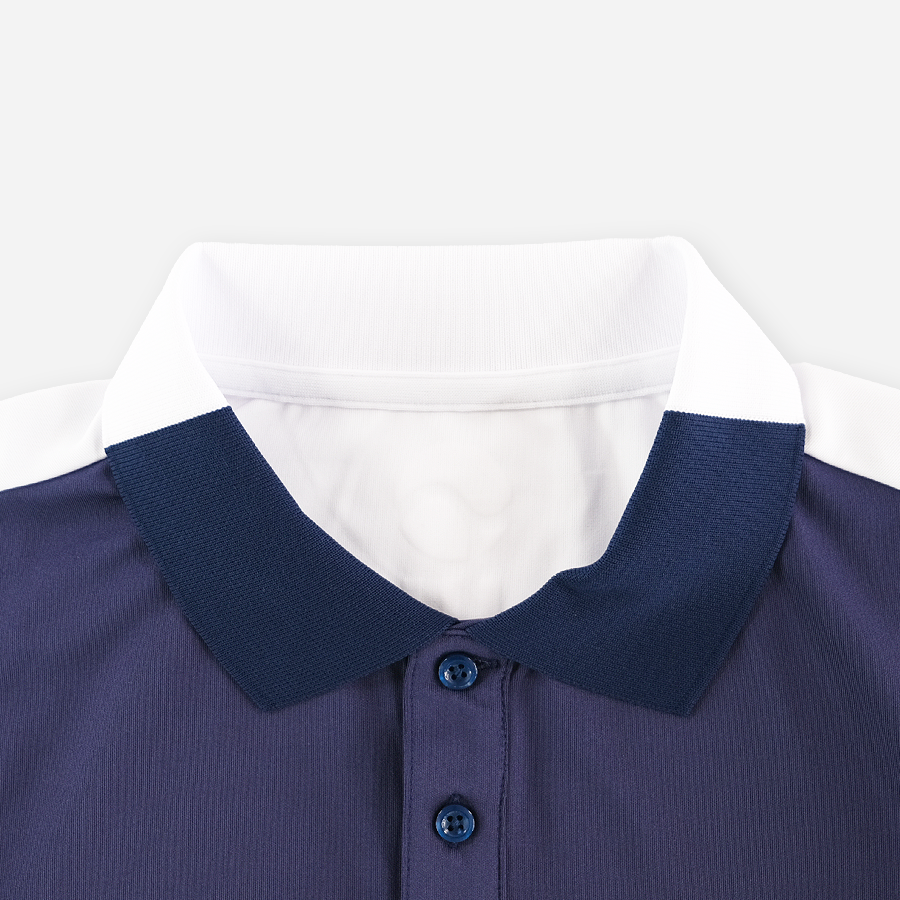 【BICOLOR POLO】navy×white | SANRISE Online Store