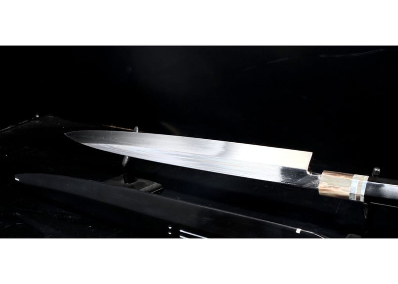 注文製作品】 柳刃 300mm V10金号本焼き | 包丁工房 祥 注文製作品】 柳刃 300mm V10金号本焼き | 包丁工房 祥