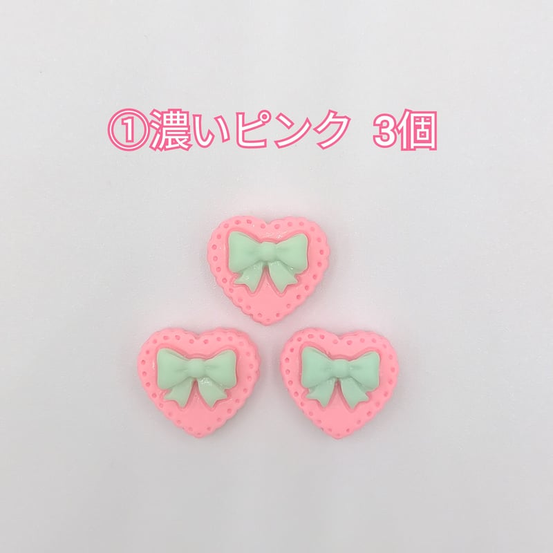 D523-2】ハート クッキー 同色3個 | inree D523-2】ハート クッキー 同色3個 | inree