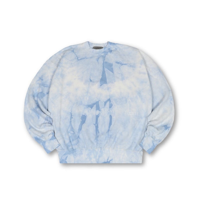 TIE-DYE CREWNECK SWEAT / SUZURAN <L-2380> | LUDITT TIE-DYE CREWNECK SWEAT / SUZURAN <L-2380> | LUDITT