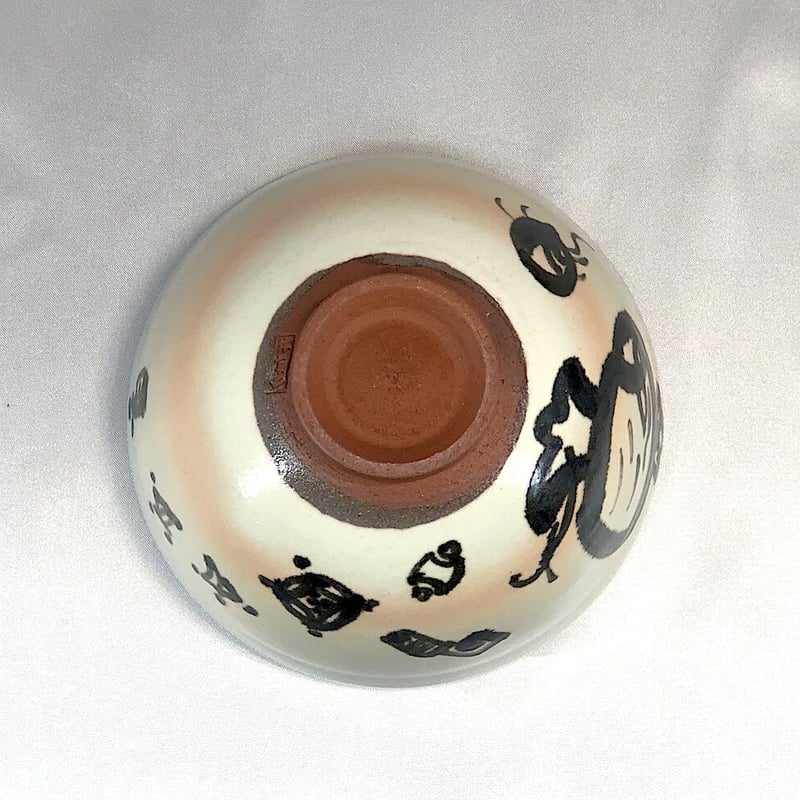 京焼・清水焼 花背窯 徳力富吉郎作 宝づくし 茶碗 在銘 無傷 共 京焼・清水焼 花背窯 徳力富吉郎作 宝づくし 茶碗 在銘 無傷 共