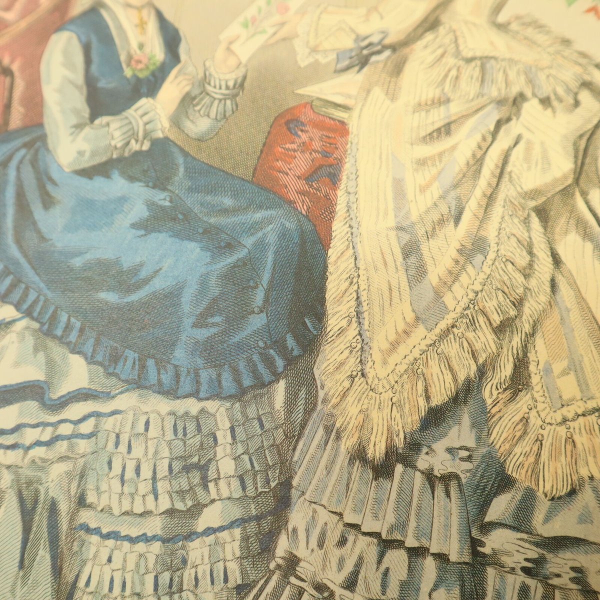 A006【版画複製版】フランスアンティーク 貴婦人 ファッション誌 A006【版画複製版】フランスアンティーク 貴婦人 ファッション誌