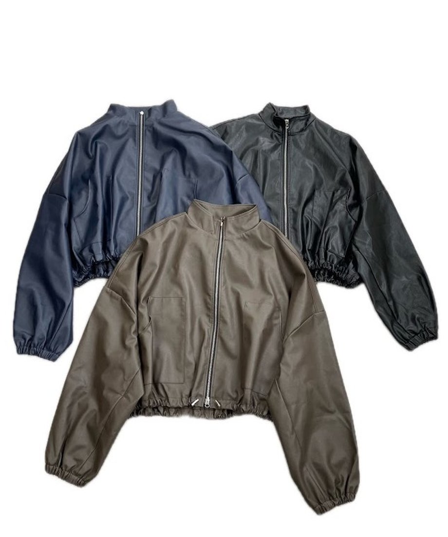 AgAwd アガウド フェイクレザーブルゾン 2422-881489 | Deargo